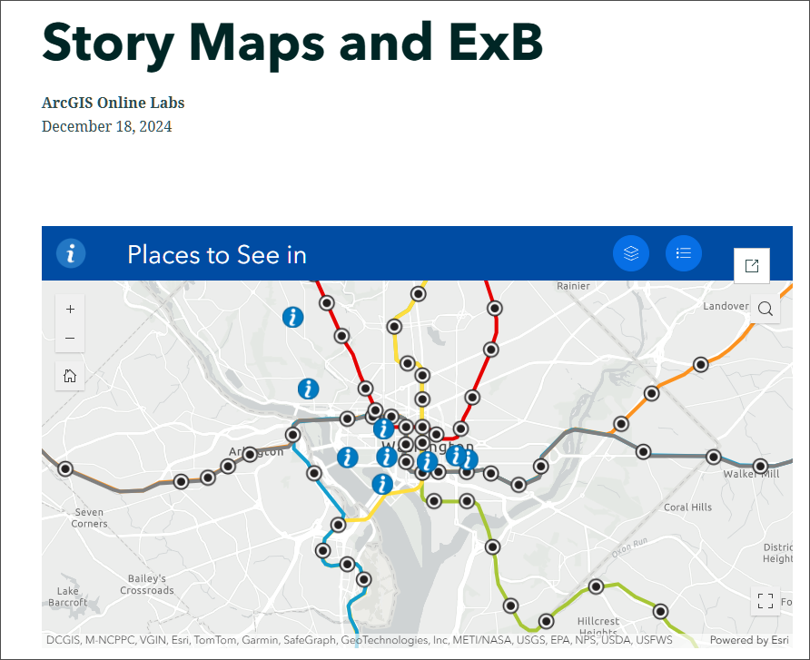 Solved: Adding Experience Builder Projects to StoryMaps - Esri Community