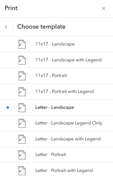 Layout Template Group in ArcGIS Online - Esri Community
