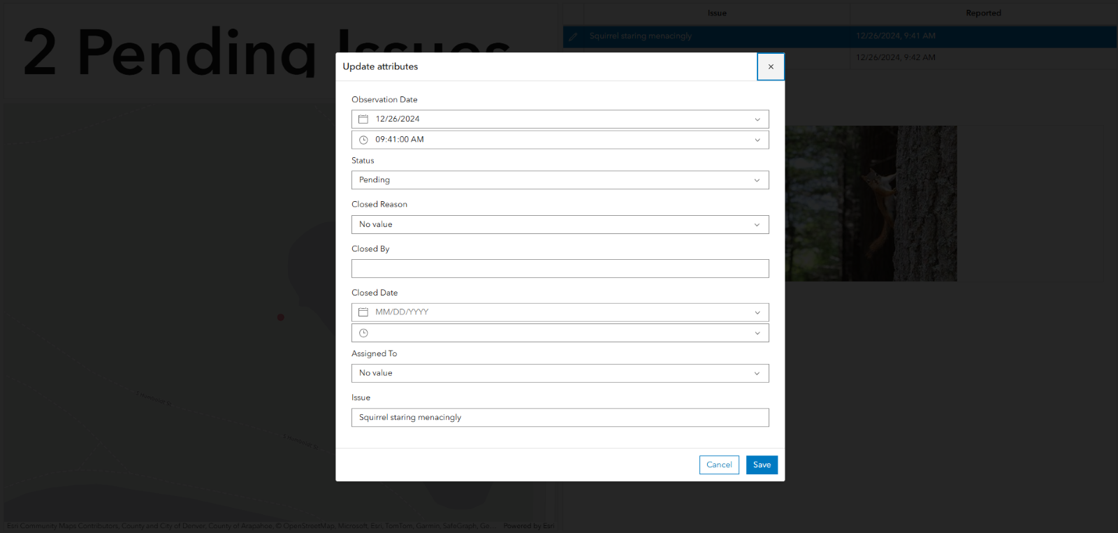 Dashboards That Pop: Attribute Editing - Esri Community