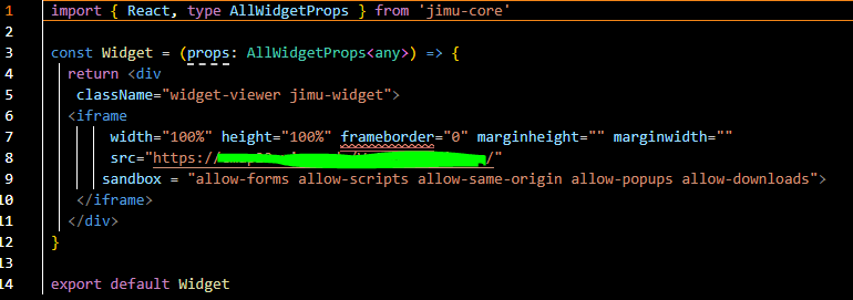 Setting Sandbox Attribute In Embed Widget Html Not Esri Community