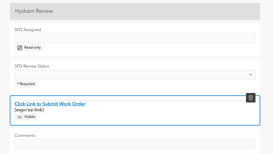 Link to URL in Info object in Form - Esri Community