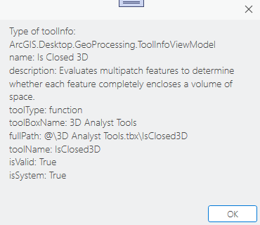 Solved: How to get Geoprocessing Tool's name when right cl... - Esri Community
