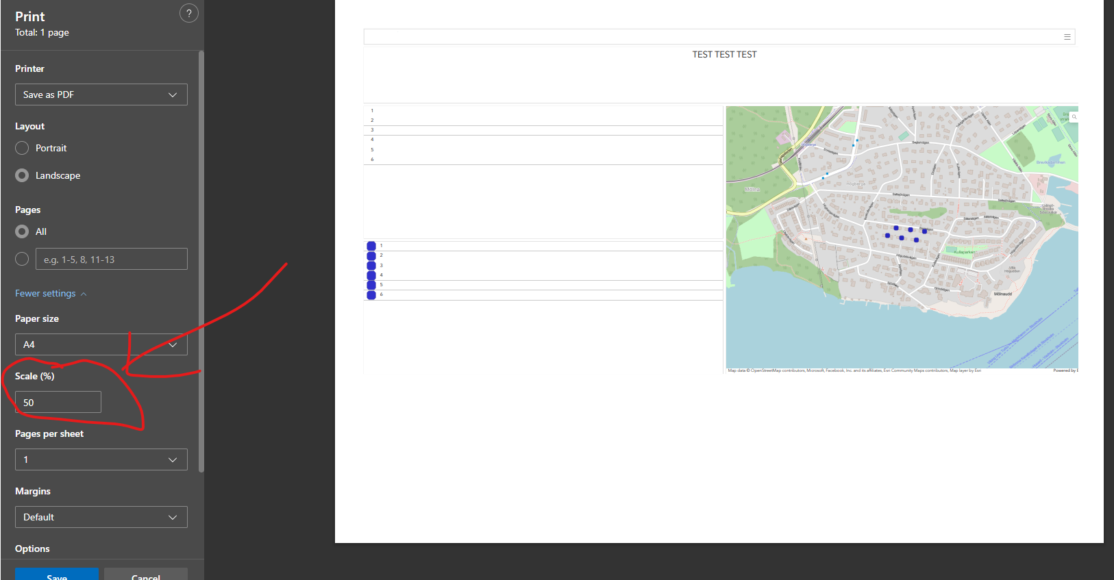 Solved: Print From Dashboard - Map Not Displayed - Esri Community