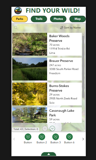 Options for horizontal scrolling buttons? Request ... - Esri Community