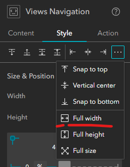 Options for horizontal scrolling buttons? Request ... - Esri Community