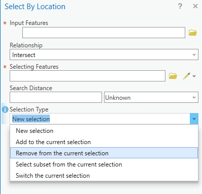 Select By Attributes/Location — Add a "Clear Selec... - Esri Community