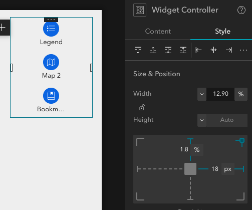Allow Widget Controller Label Width Adjustments (V... - Esri Community
