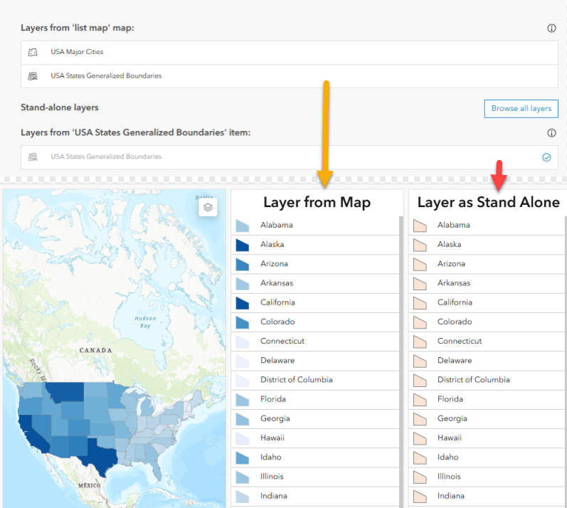 Solved: Icon in list displays is the wrong color - Esri Community