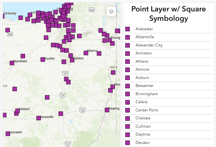 Solved: Icon in list displays is the wrong color - Esri Community