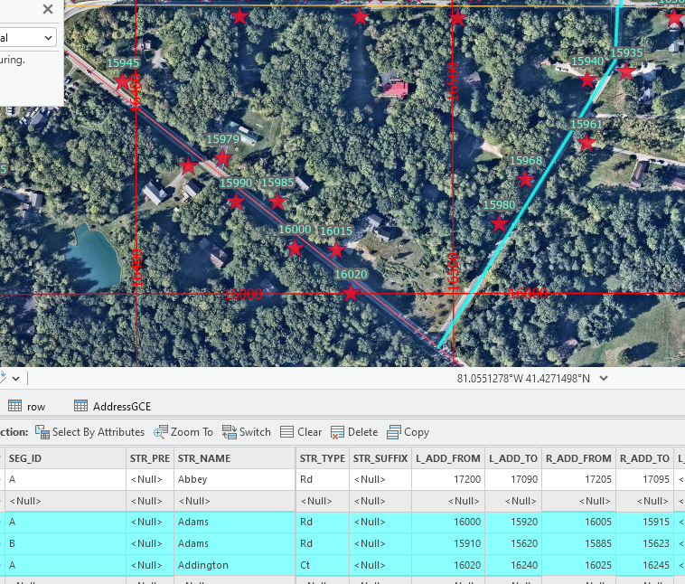 Listing Address Ranges in Road Sections Attribute ... - Esri Community