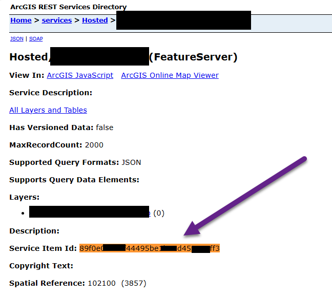 Where can I find the item ID for an ArcGIS Online ... - Esri Community