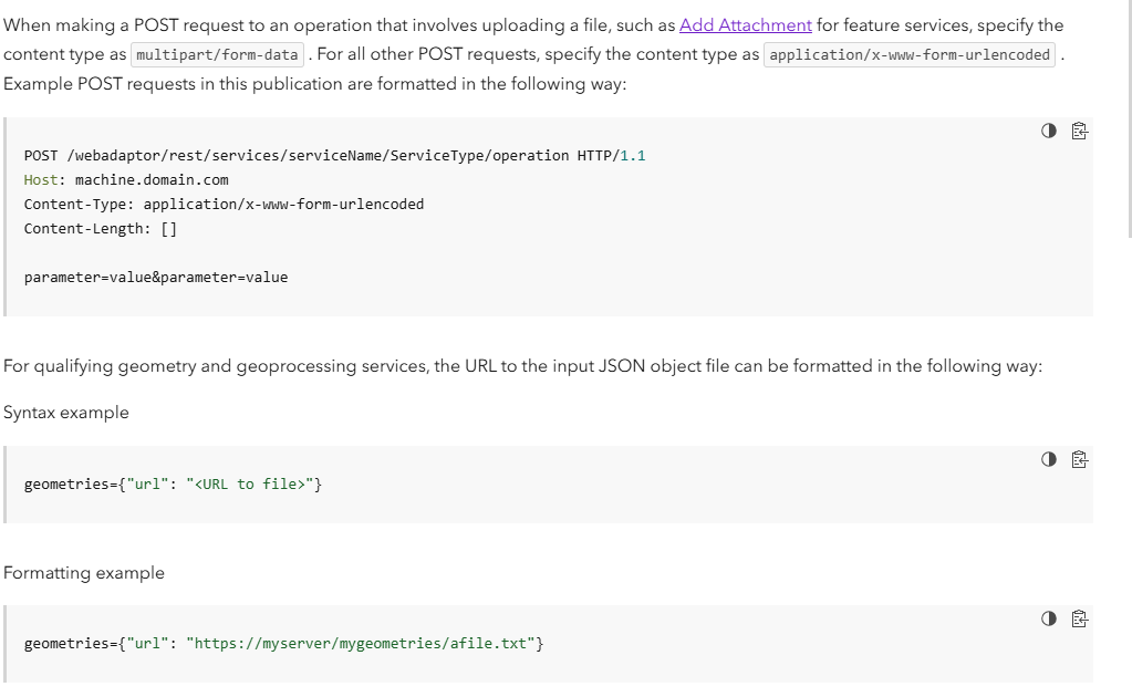 Solved: Is it possible to post a JSON in Request Body to A... - Esri Community