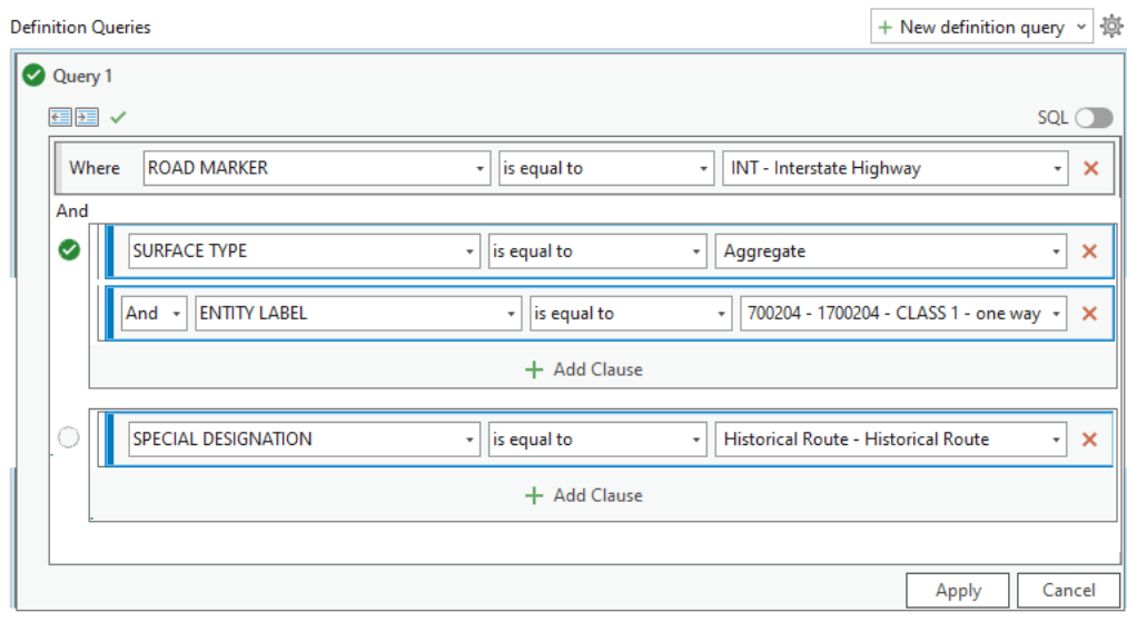 Definition Query: Let me add an overarching clause... - Esri Community
