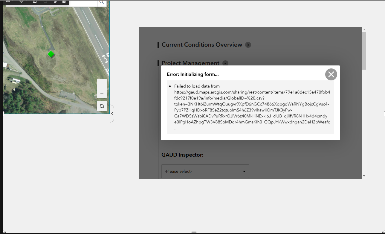 "Error: Initializing form...." in Survey123 websit... - Esri Community