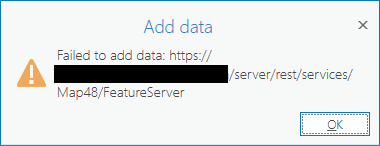 Error: "Failed to add utility network data." - Esri Community