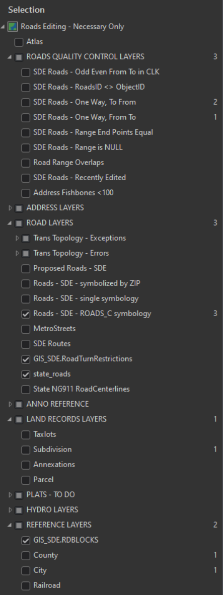 Selecting with mouse selects features from layers ... - Esri Community