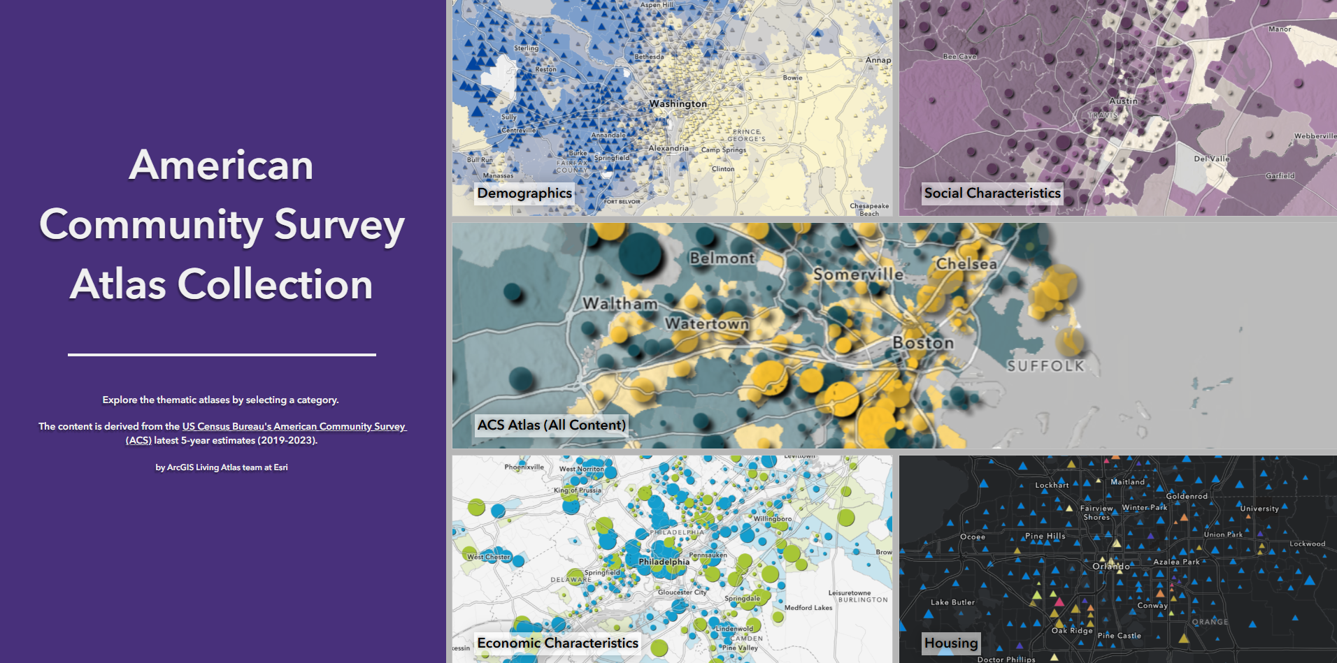 Introducting the American Community Survey (ACS) A... - Esri Community