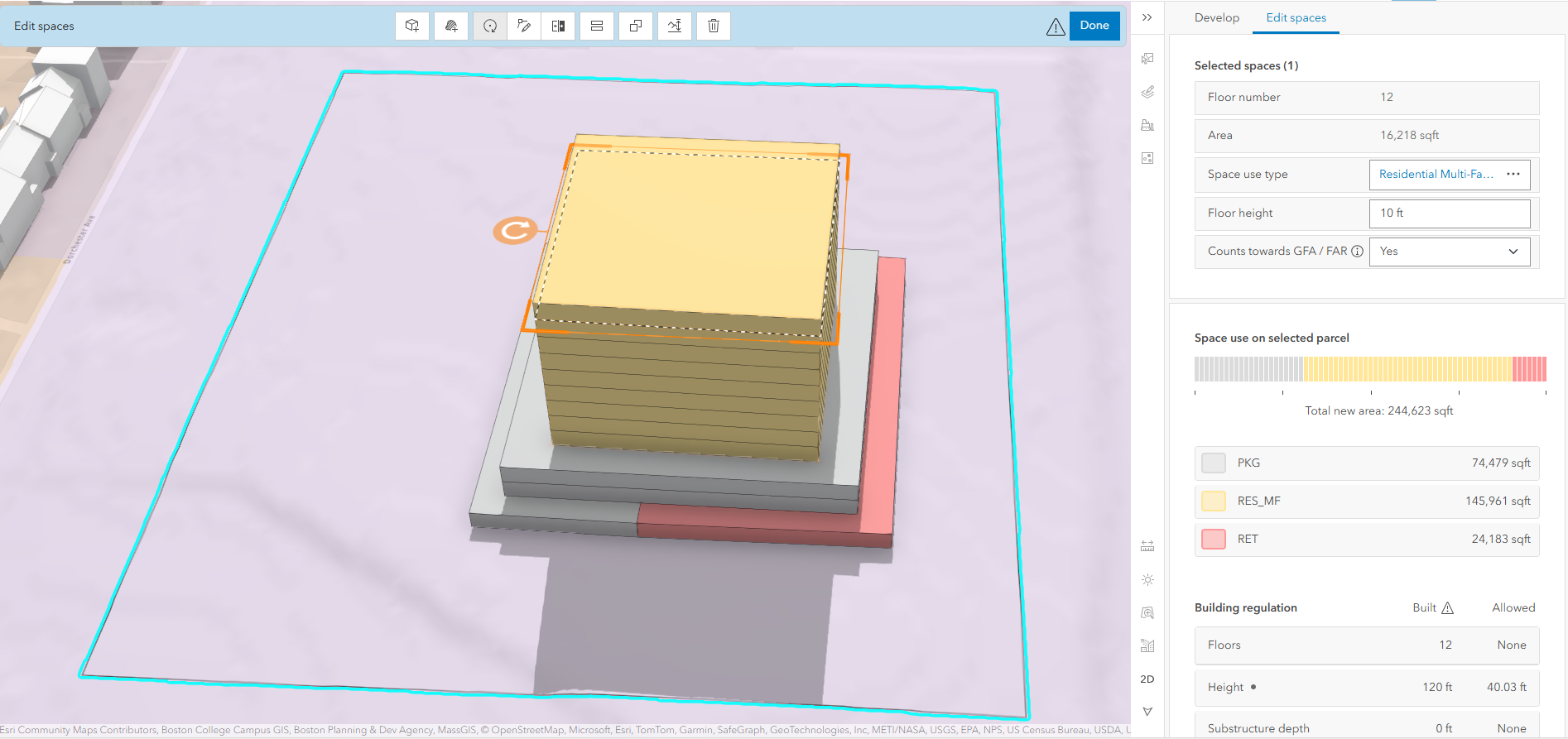 Solved: How to stack Floors on Multiple Ground Floor Build... - Esri Community