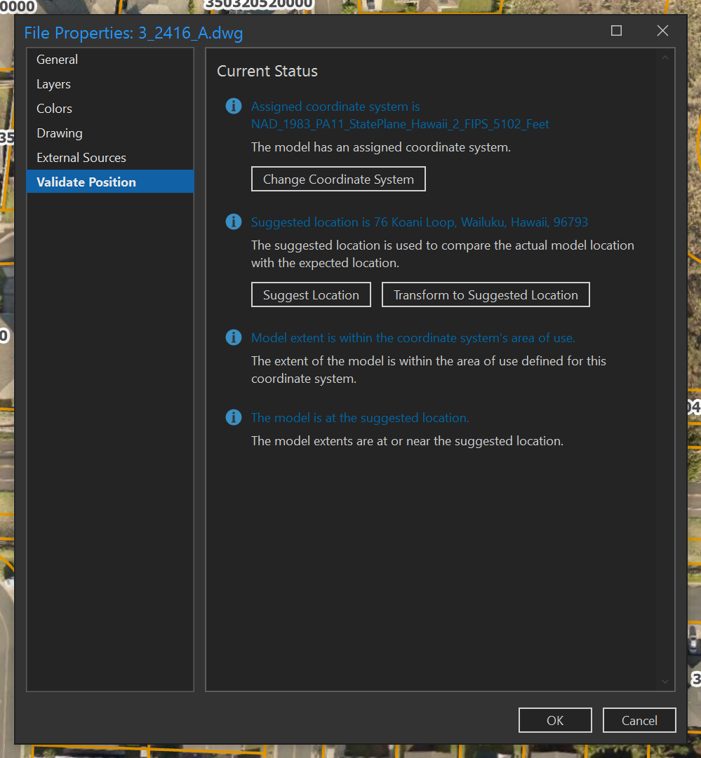 Georeference CAD Move to Display greyed out - Esri Community