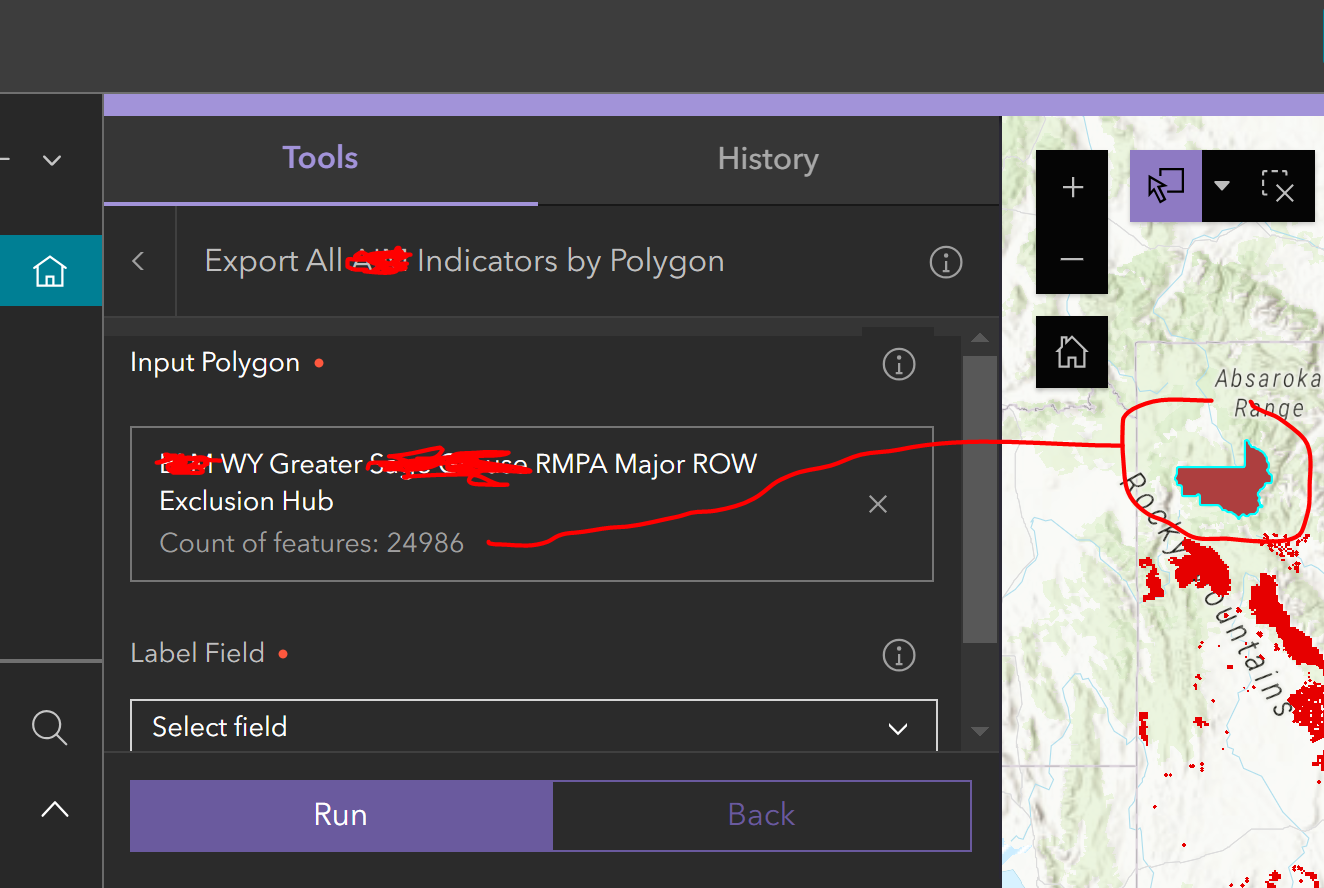 Geoprocessing widget ignores the Use selected feat... - Esri Community