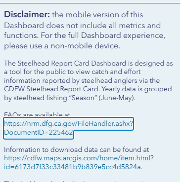 Links in dashboard splash screen contain visible b... - Esri Community