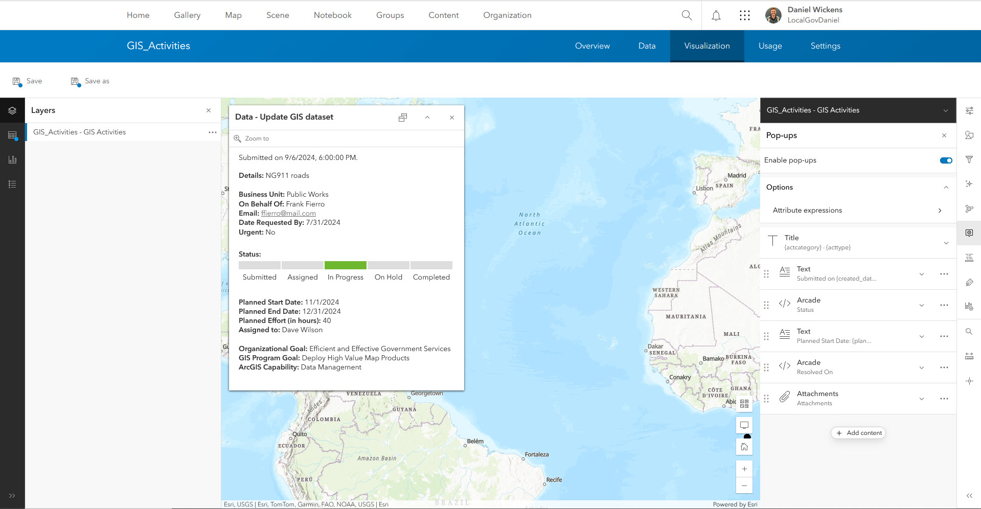 Solved: GIS Request Management - Adding a new field - Esri Community