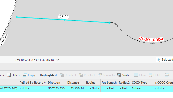 Default COGO labeling expressions - getting COGO E... - Esri Community