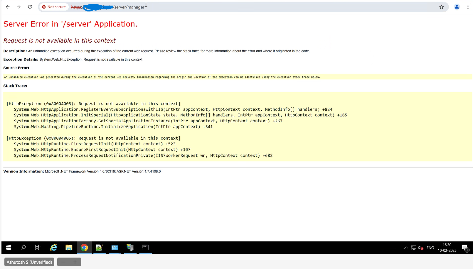 Solved: Unable to access server manager - Esri Community