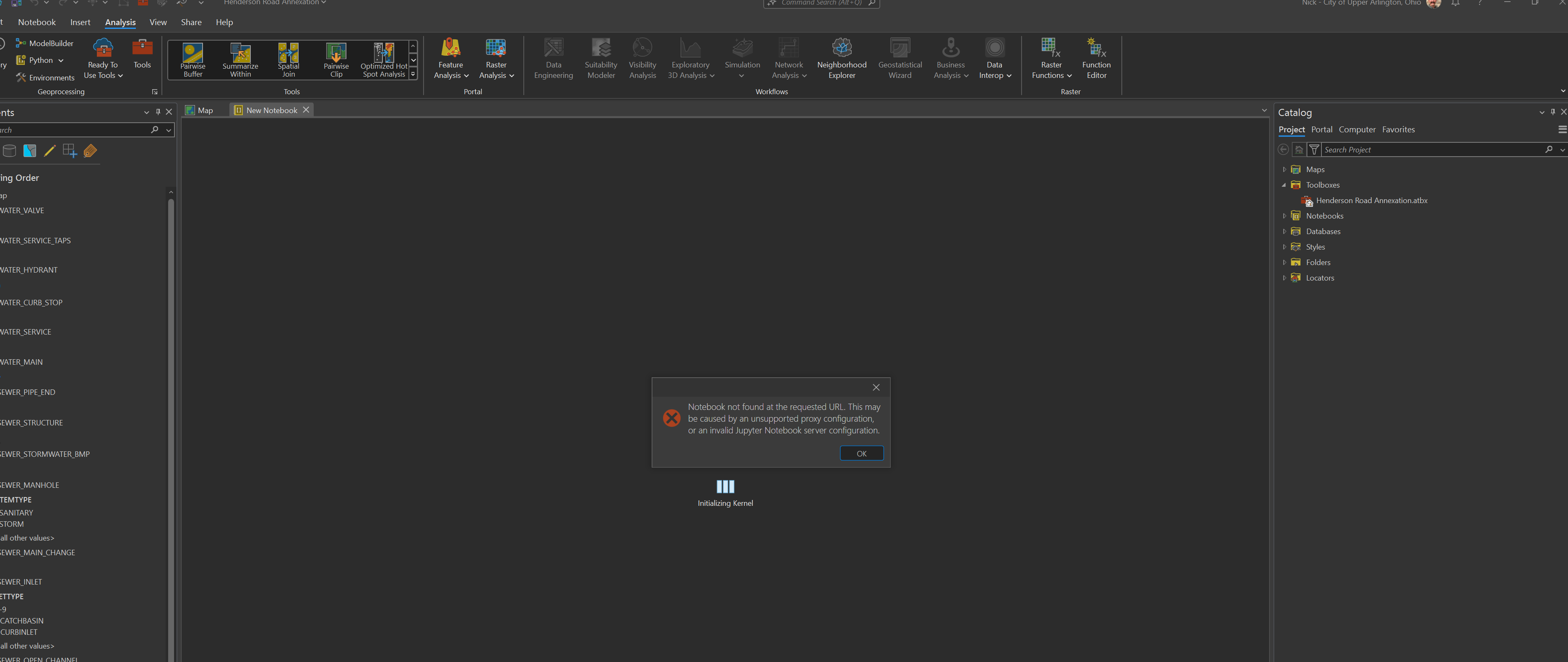 "Notebook not found" Initializing Kernel ArcGIS Pr... - Esri Community