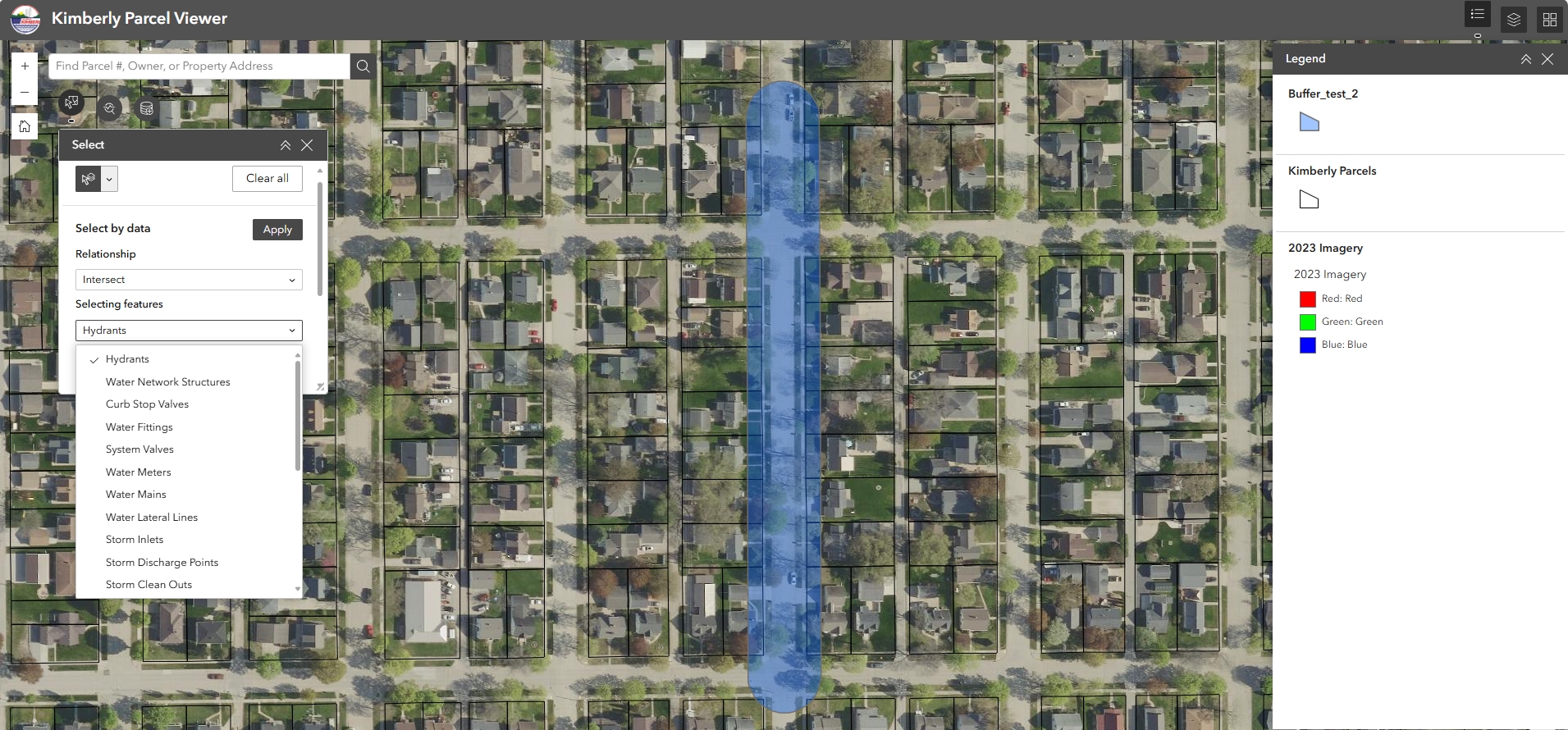 Solved: Spatial selection in Select Widget using a Buffer ... - Esri ...