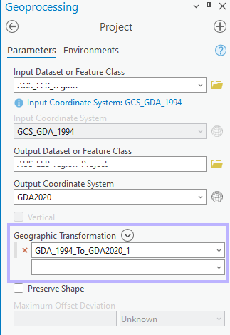 Australian GDA2020 transformations installed or no... - Esri Community