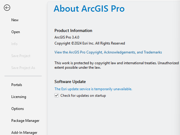 Unable To Connect To Update Service Esri Community