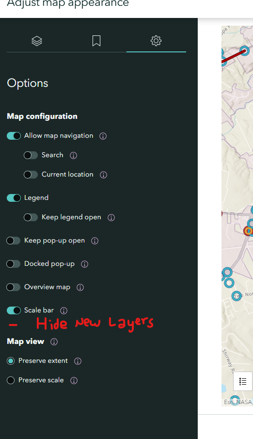 Ability to Default New Layers to Be Visible in Web... - Esri Community