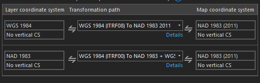 bi-directional Geographic Datum Transformations - Esri Community