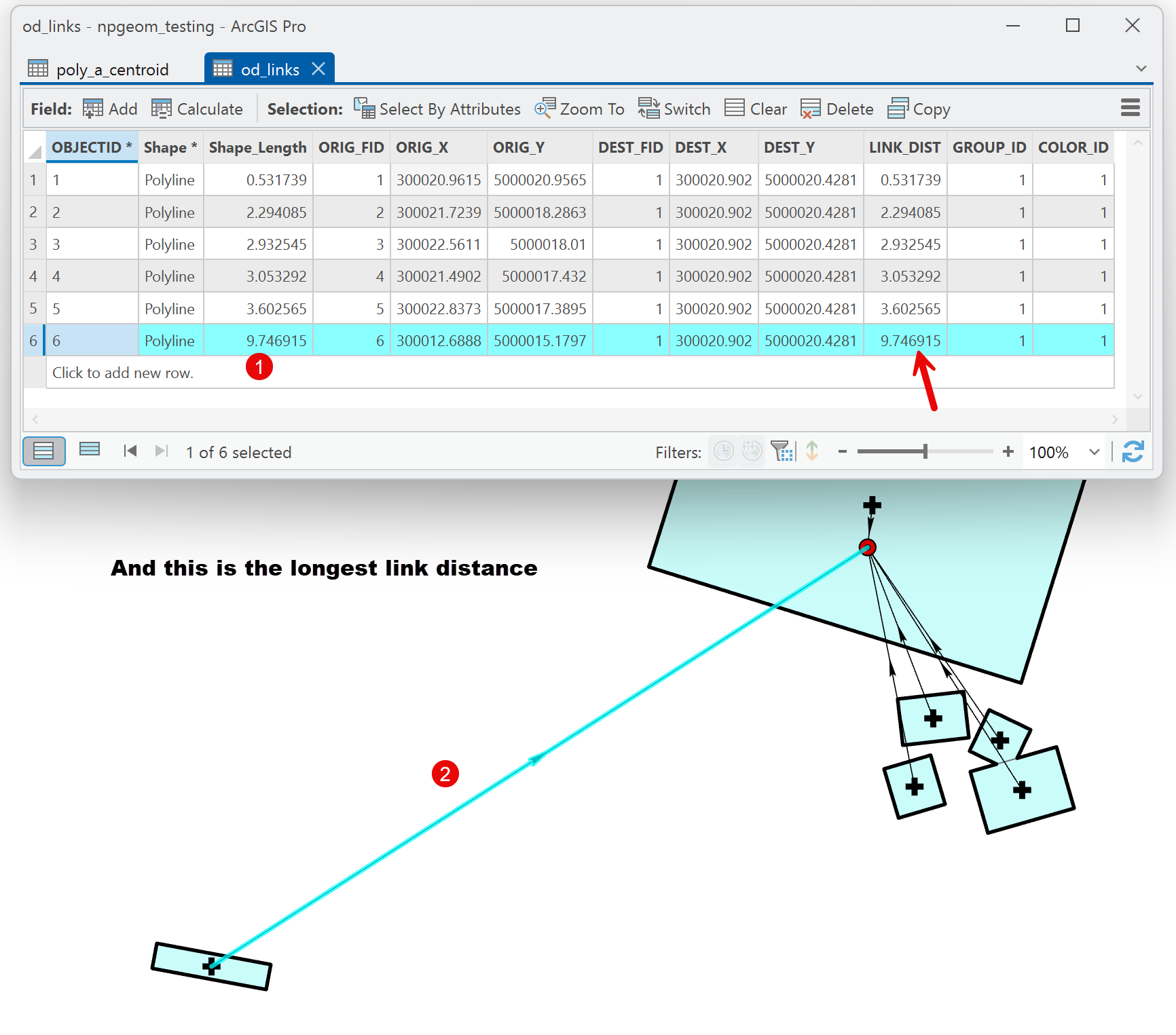 Solved: Measuring the distance between multipart elements ... - Esri Community