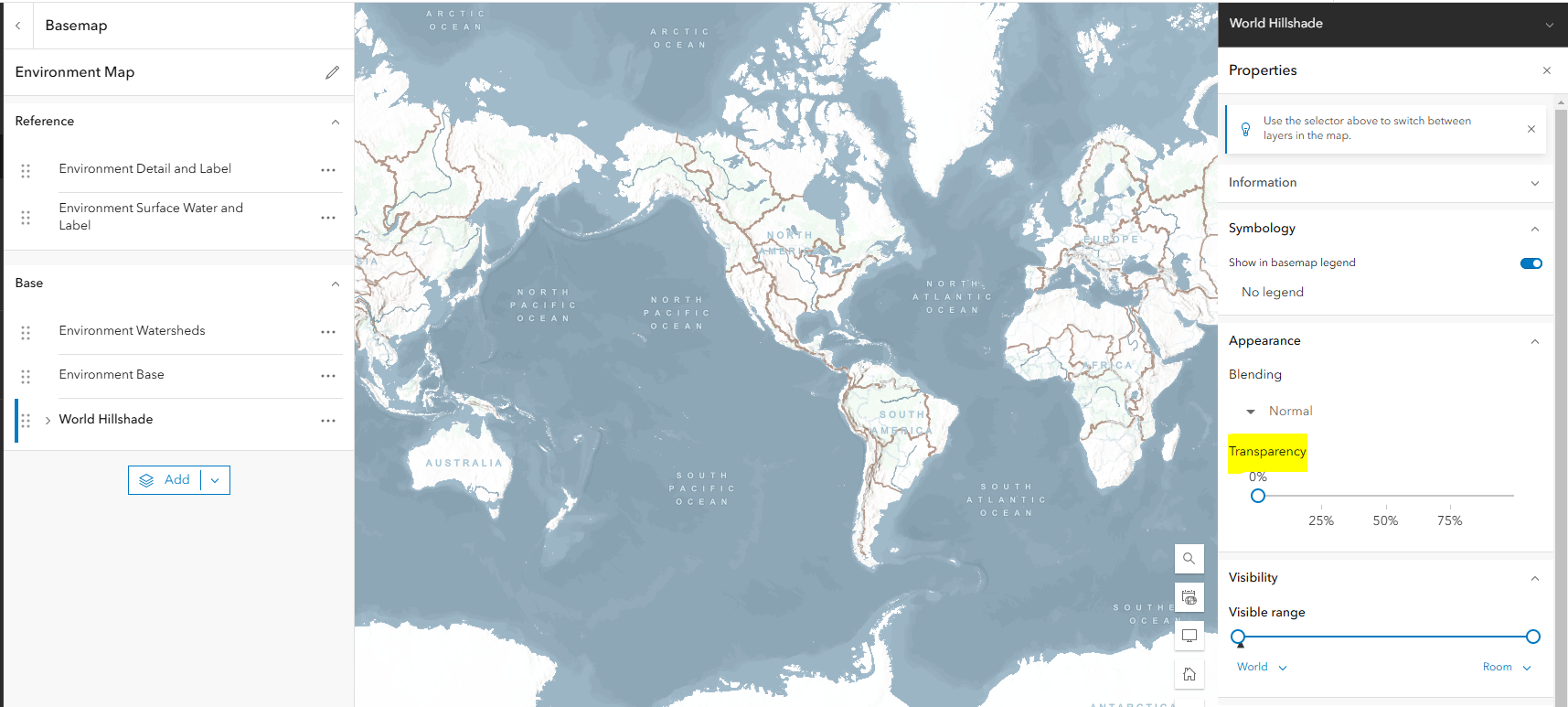 Map Viewer background color is visible thru certai... - Esri Community