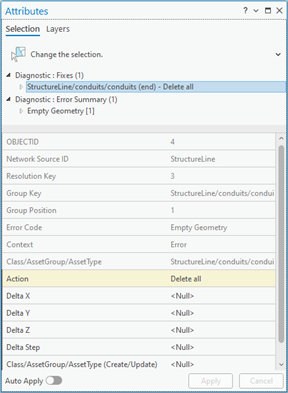 Resolving topology errors