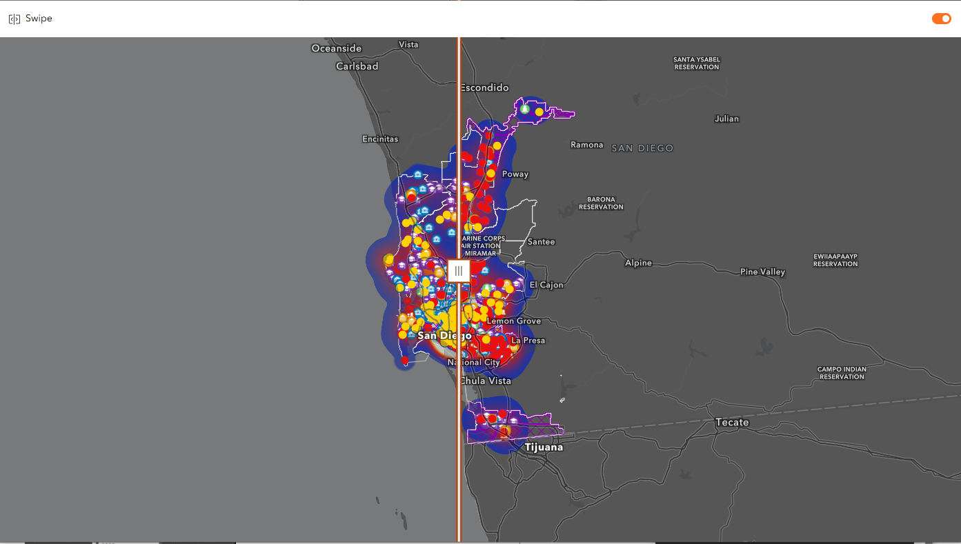 Add option to include map labels for Swipe Widget - Esri Community