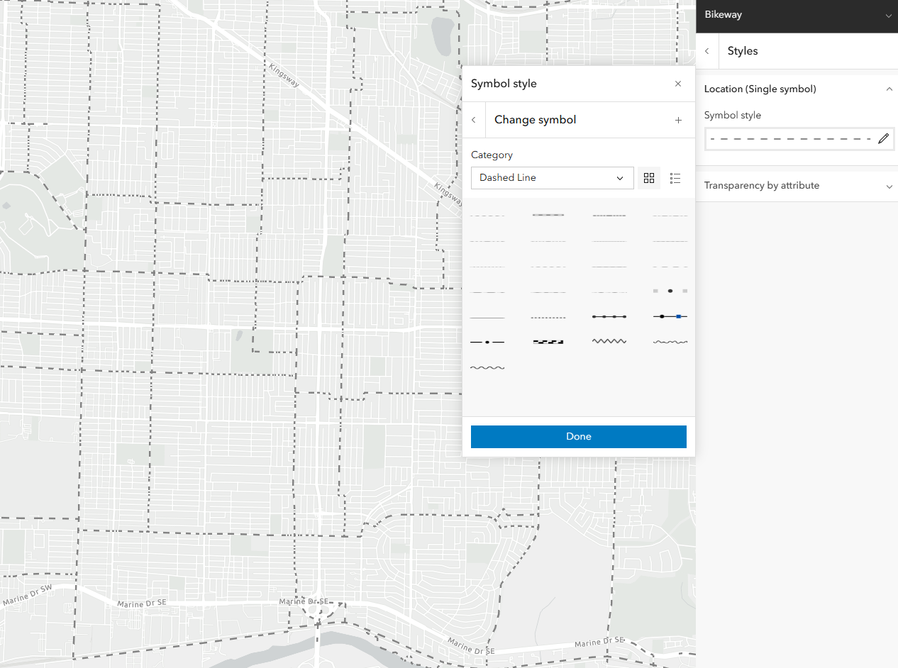 Dashed Line Symbology not joining correctly - Esri Community