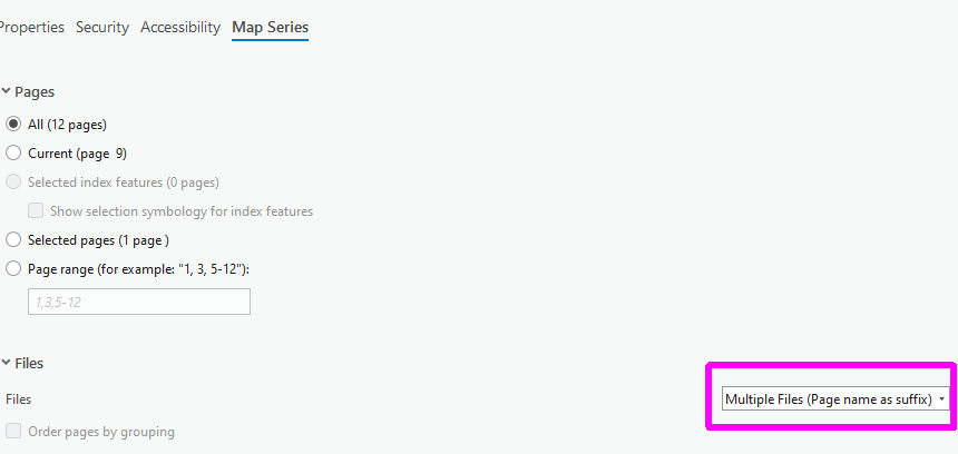 Have option to set Multiple Files as default PDF o... - Esri Community