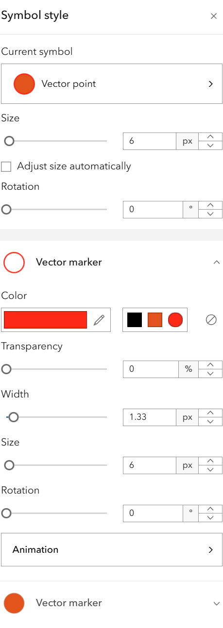 Animated Symbol appearing too big in List Widget - Esri Community