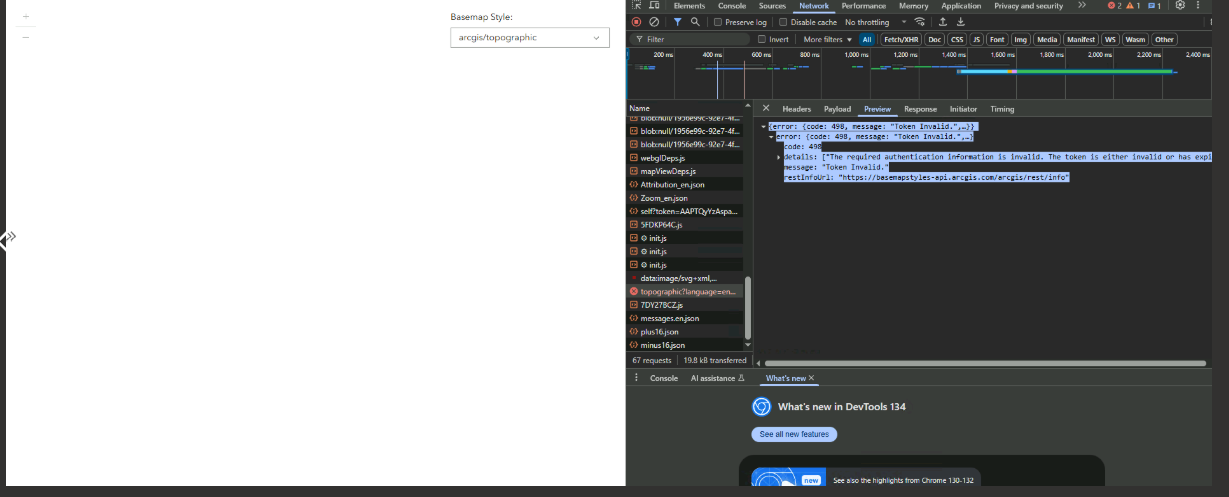 Solved: {error: {code: 498, message: "Token Invalid.", ...... - Esri Community