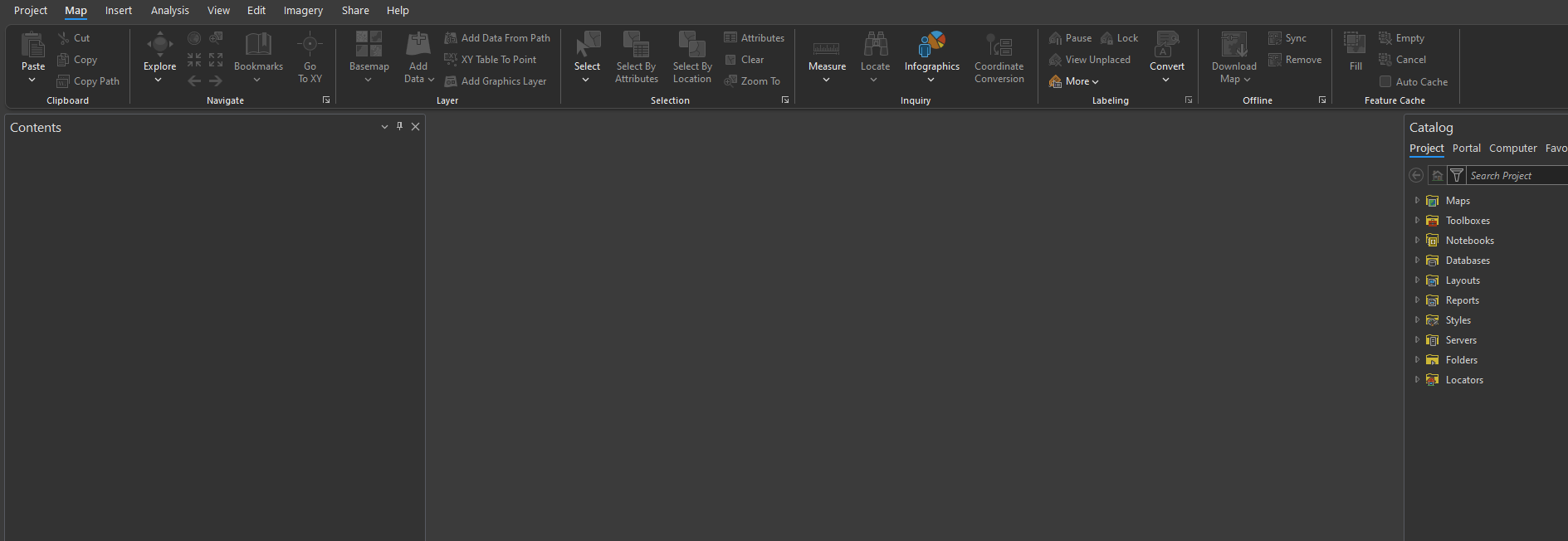 Arcgis Pro Opening Up Blank Esri Community