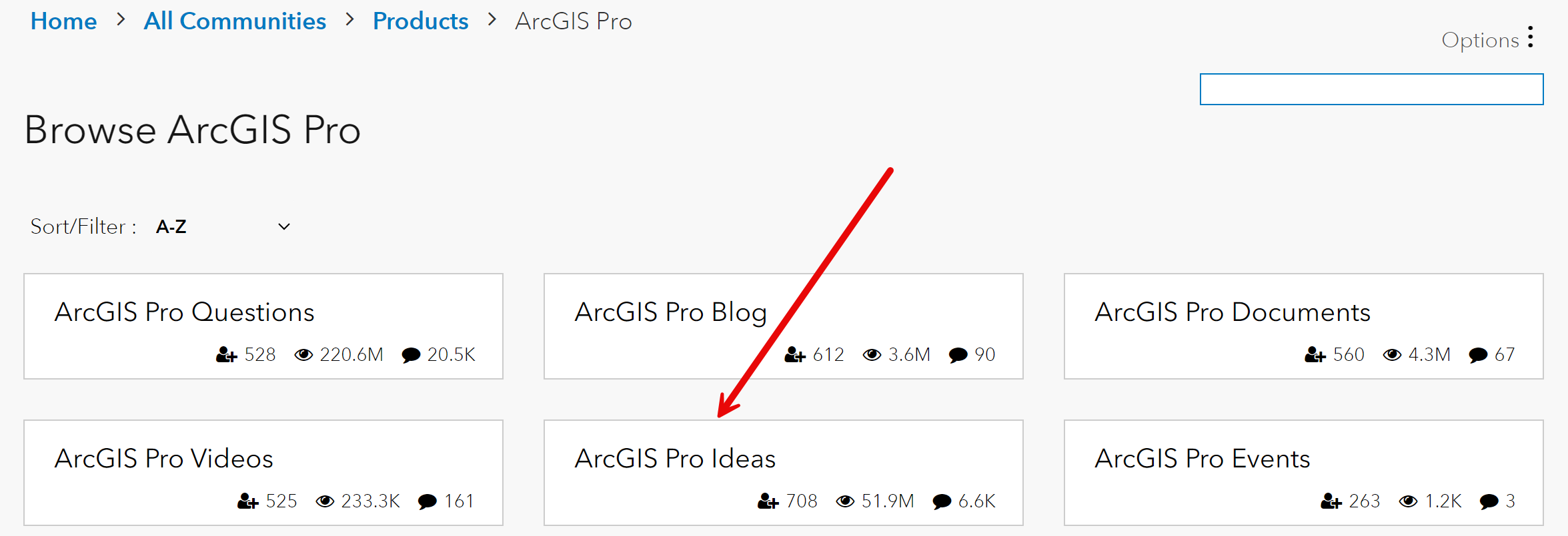 Add Products, Industry, etc dropdowns to the ArcGI... - Esri Community