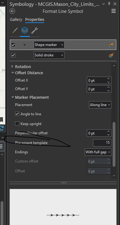 Symbolize line with marker symbol - Esri Community