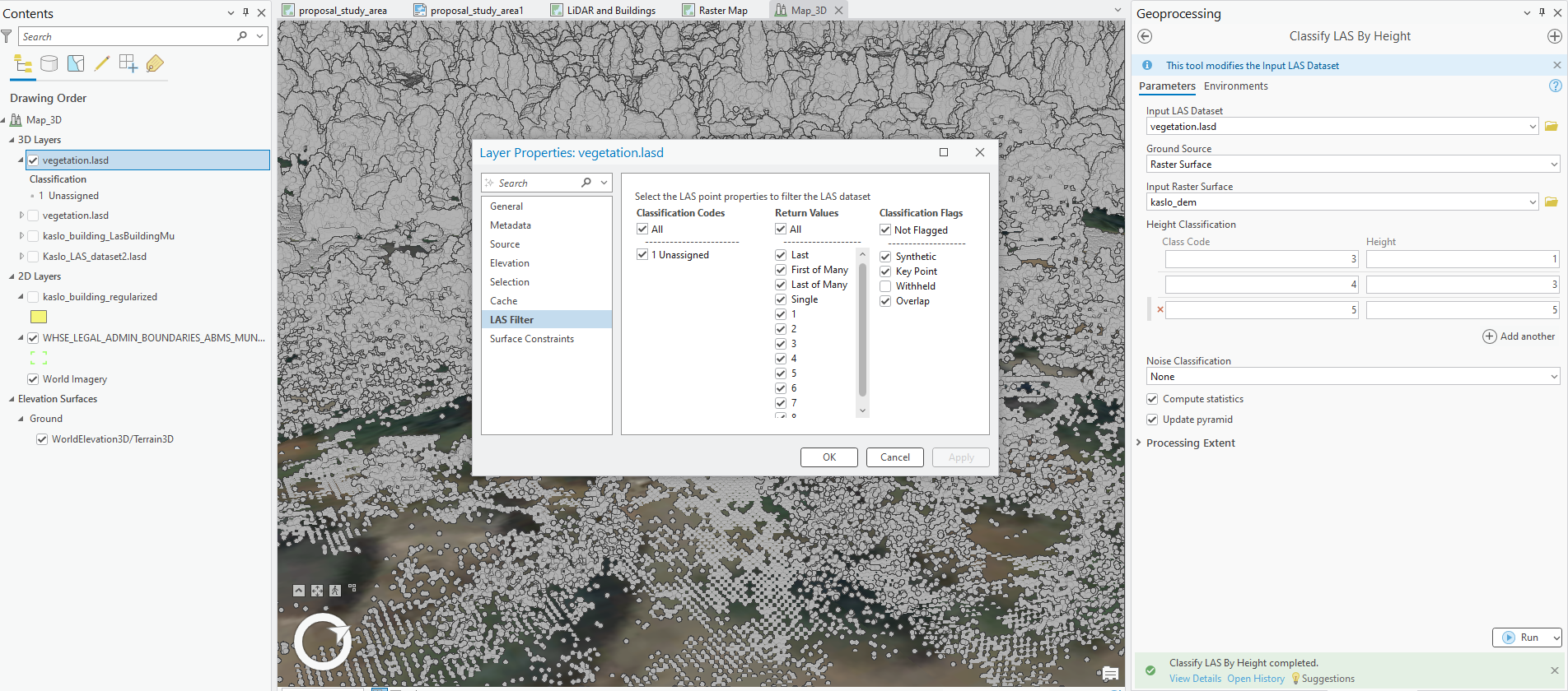 Classify LAS By Height - Esri Community