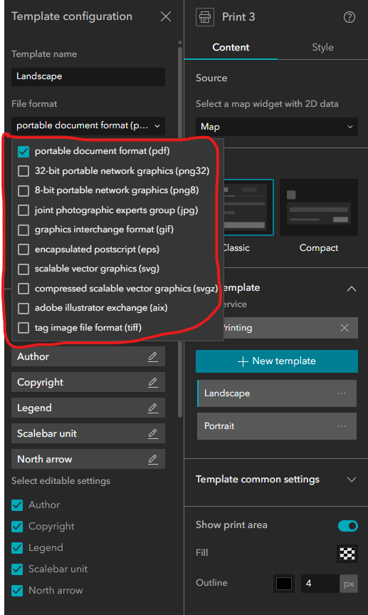 Custom Print Widget in Experience Builder Not Allo... - Esri Community