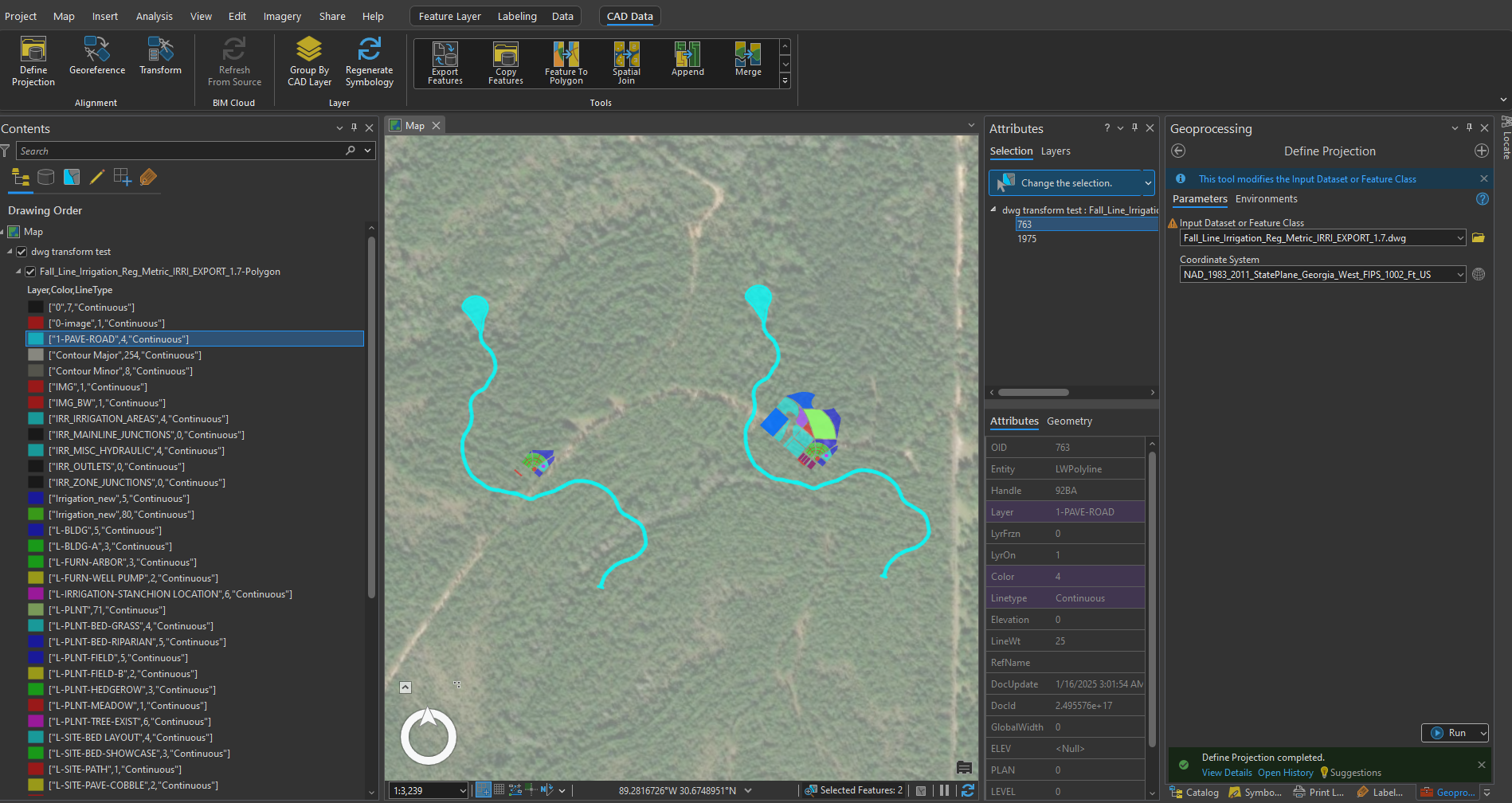 Transform CAD Layers in ArcGIS Pro - Esri Community