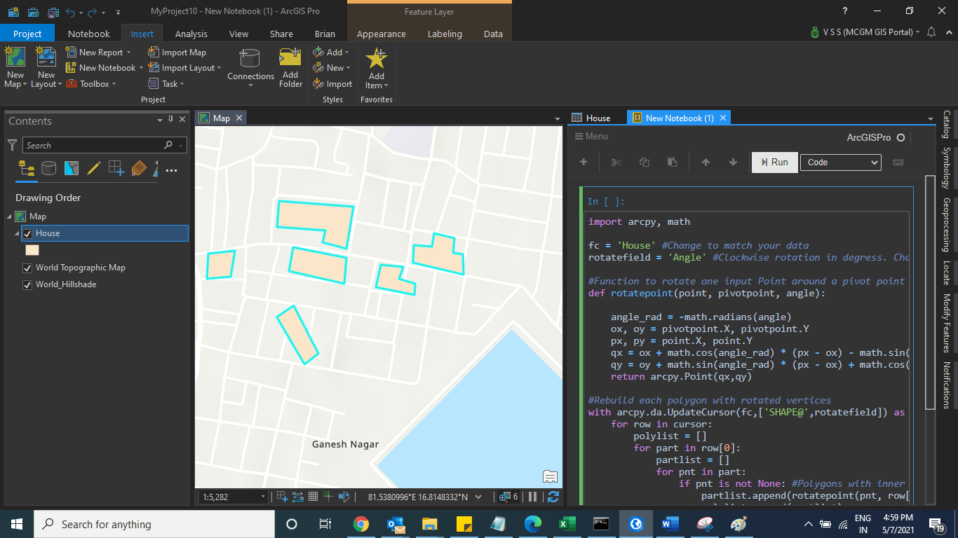 Rotate Polygon using Attribute - Esri Community
