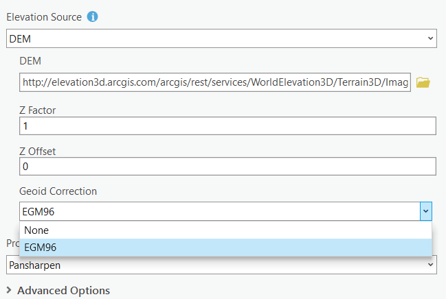 Geoid Correction in Orthomapping - Esri Community